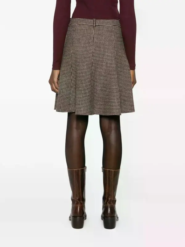 Gant Houndstooth-pattern Mini Skirt
