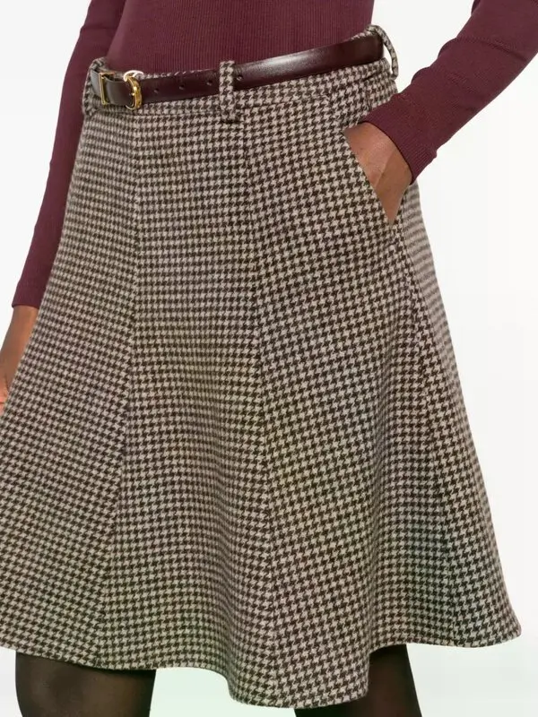 Gant Houndstooth-pattern Mini Skirt