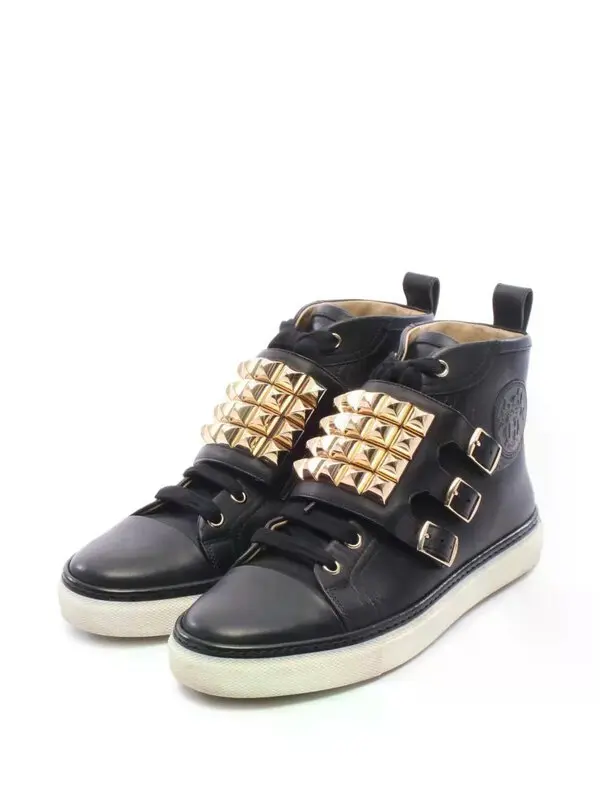 Hermès 2010s Lenox Corridian High-top Sneakers