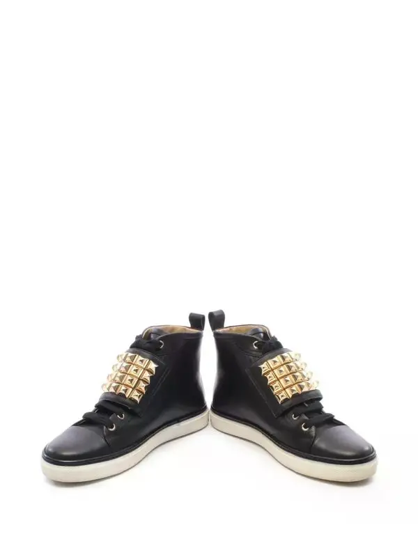 Hermès 2010s Lenox Corridian High-top Sneakers