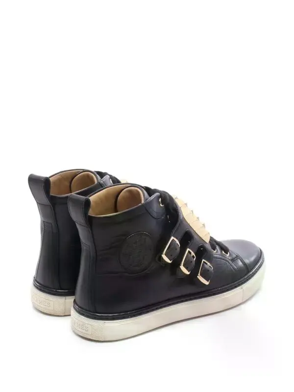 Hermès 2010s Lenox Corridian High-top Sneakers