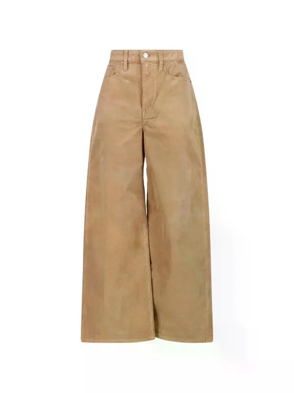 Ralph Lauren Corduroy Wide-leg Trousers - Neutrals