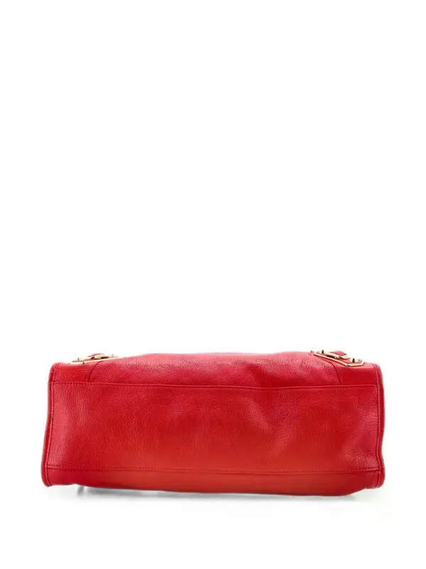 Balenciaga City Classic Metallic Edge Bag Leather Medium Satchel