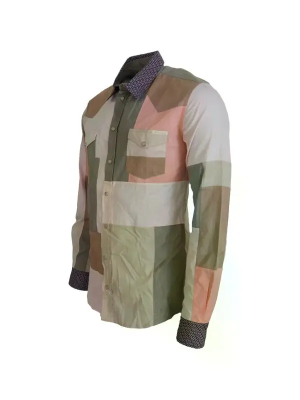 Dolce & Gabbana Patchwork Cotton Shirt