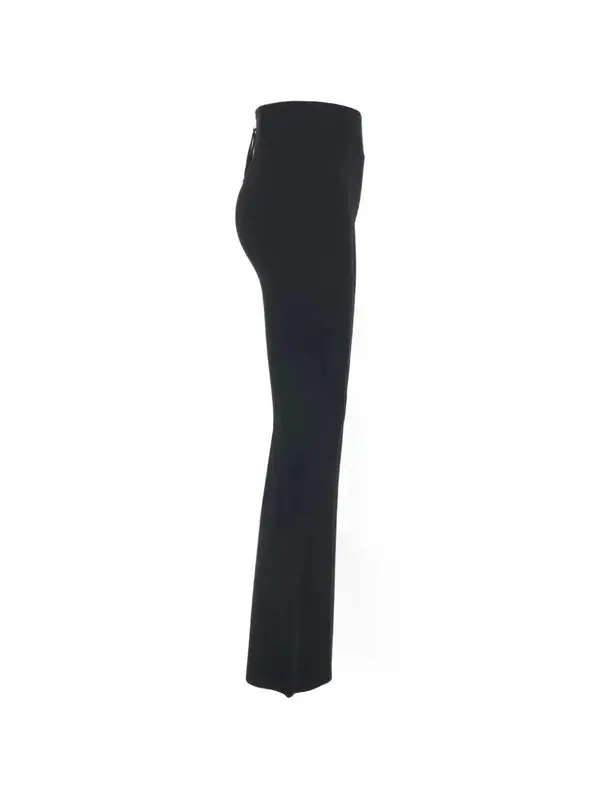 THOM KROM Ribbed-waist Flared Trousers