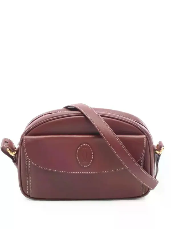 Cartier 2000s Leather Shoulder Bag
