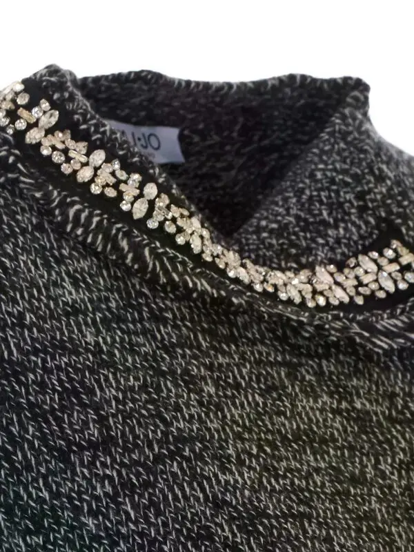 Liu Jo Embellished Melange Sweater