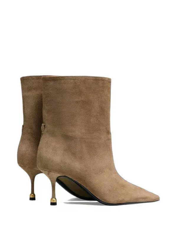 VANDA NOVAK Elena Suede Ankle Boots