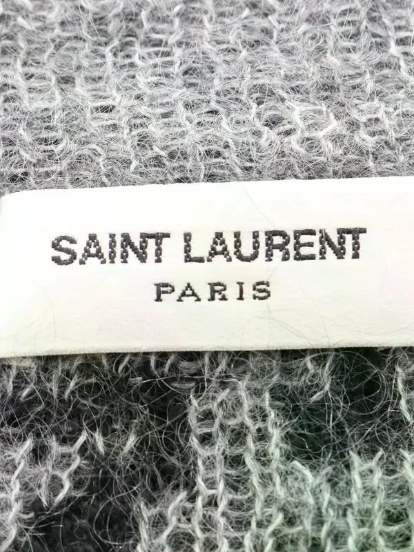 Saint Laurent 2010s Zigzag Knit Sweater