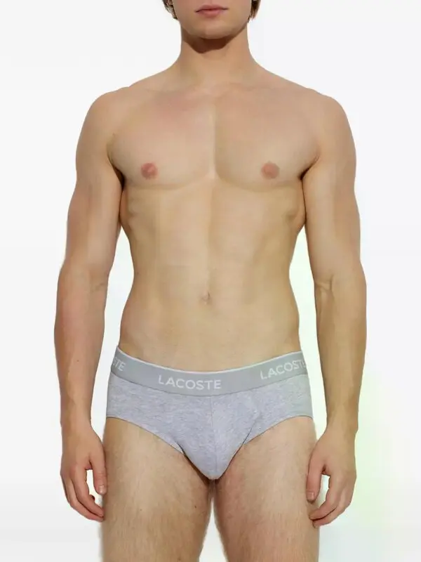 Lacoste Logo-waistband Briefs Set