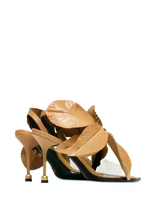 VANDA NOVAK Daisy Floral-applique Sandals