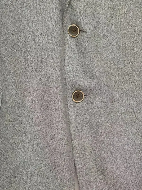 ARMANI Single-breasted Flannel Jacket