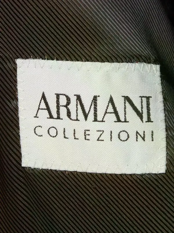 ARMANI Single-breasted Flannel Jacket