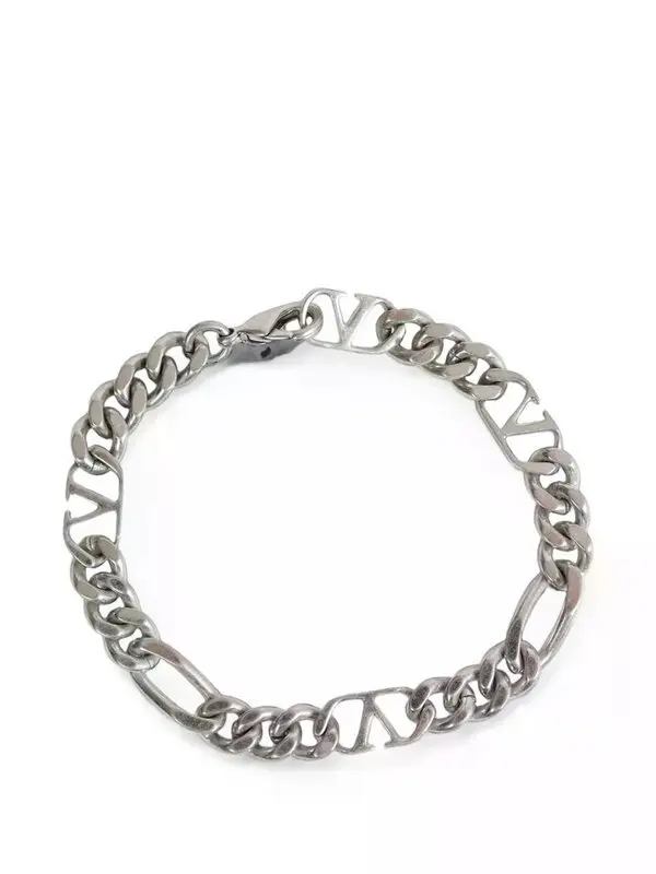 Valentino Garavani Vlogo Signature Metal Bracelet - Silver