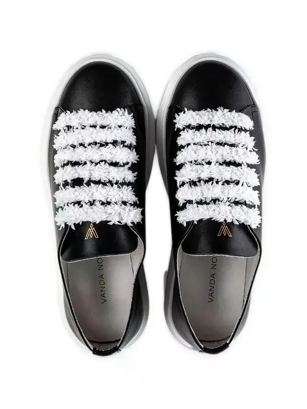VANDA NOVAK Grace Frayed Sneakers