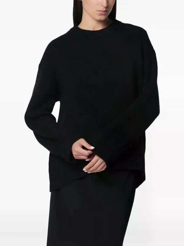 LISA YANG Noor Crew-neck Sweater - Black