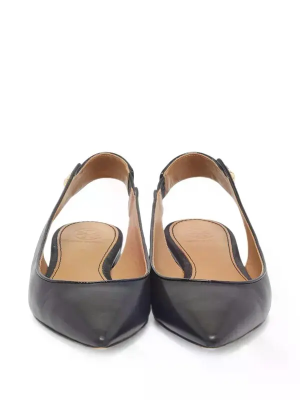 Tory Burch Kira Double T Slingback Flat Pumps