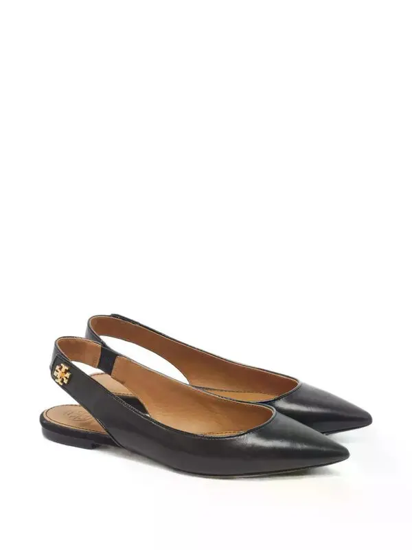 Tory Burch Kira Double T Slingback Flat Pumps