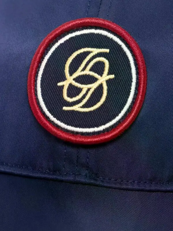 Drole De Monsieur Logo-patch Striped Cap