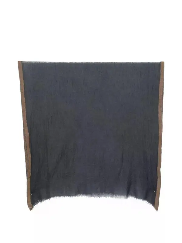 MIRROR IN THE SKY Felted Frayed-edge Scarf