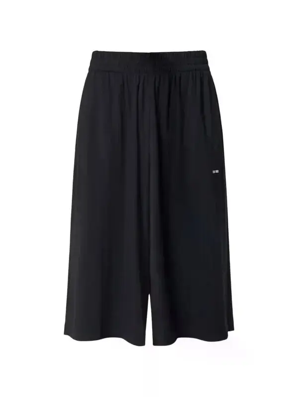 TEAM WANG DESIGN Pleated Wide-leg Shorts