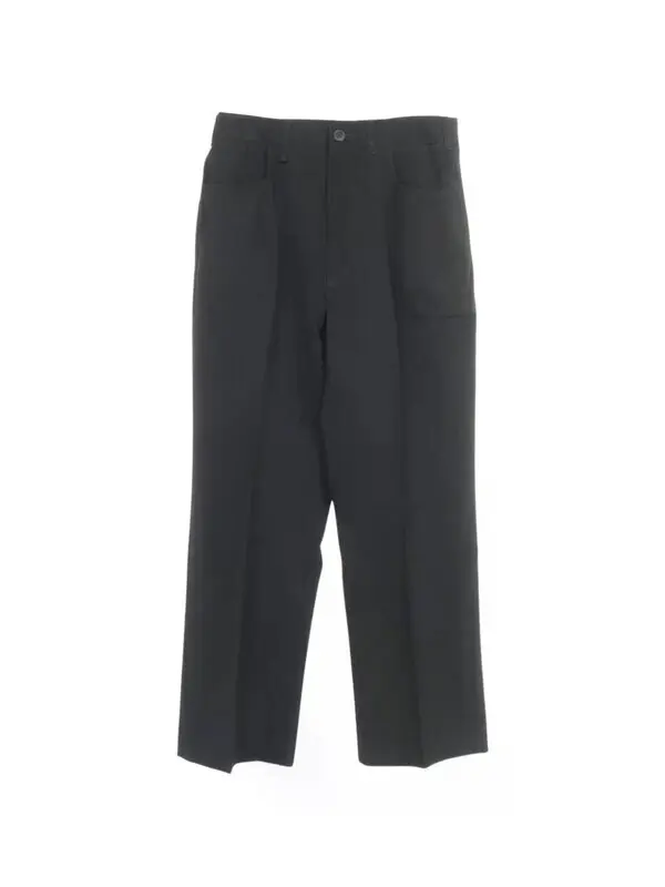Balenciaga 2010s Button-up Straight-leg Trousers