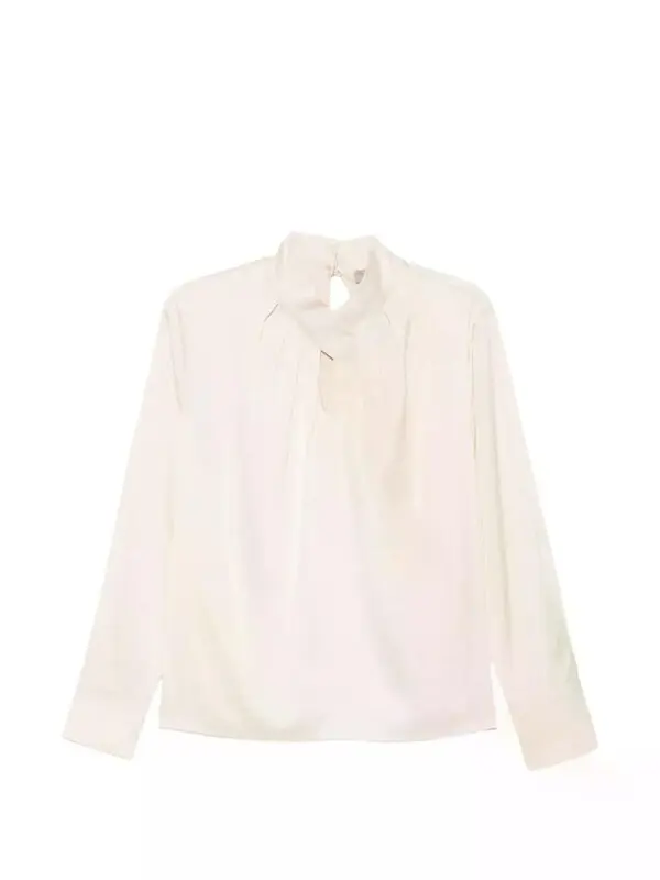 D.exterior Pleated Blouse