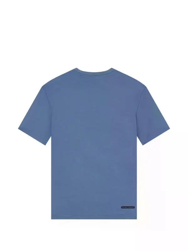 EA7 Natural Ventus 7 Logo-print T-shirt