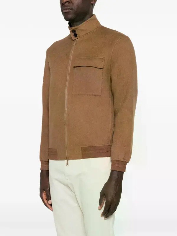 PALTO' Zip-up High-neck Jacket