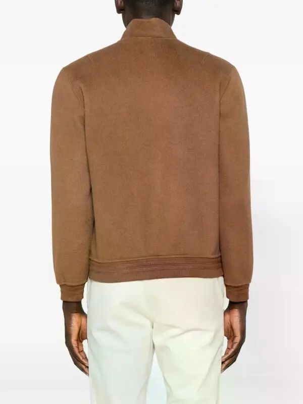 PALTO' Zip-up High-neck Jacket