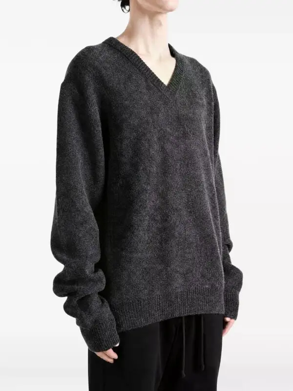 LEMAIRE V-neck Wool Sweater