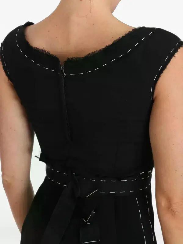 Dolce & Gabbana Contrast-stitch A-line Dress