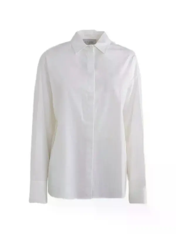 GAELLE PARIS Rhinestone-logo Shirt