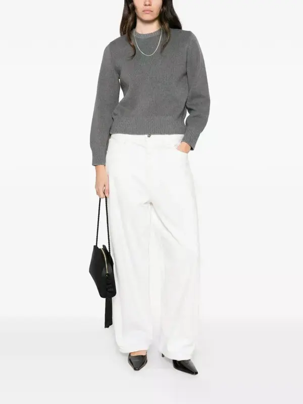 TOTEME Cropped Knit Sweater