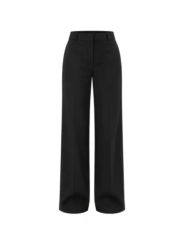 KAOS Pressed-crease Wide-leg Trousers
