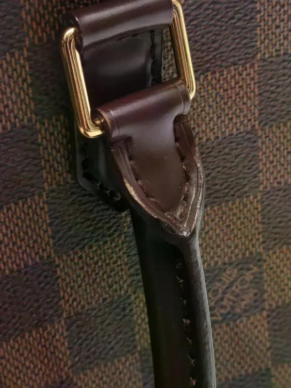 LOUIS VUITTON 2006 Triana Damier Ebene Tote Bag