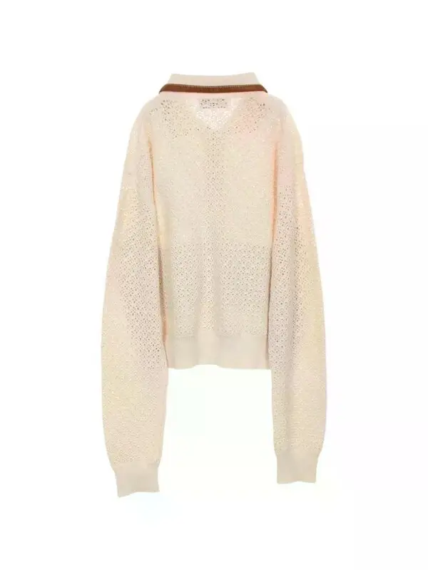 Miu Miu 2010s Crochet Knit Cardigan