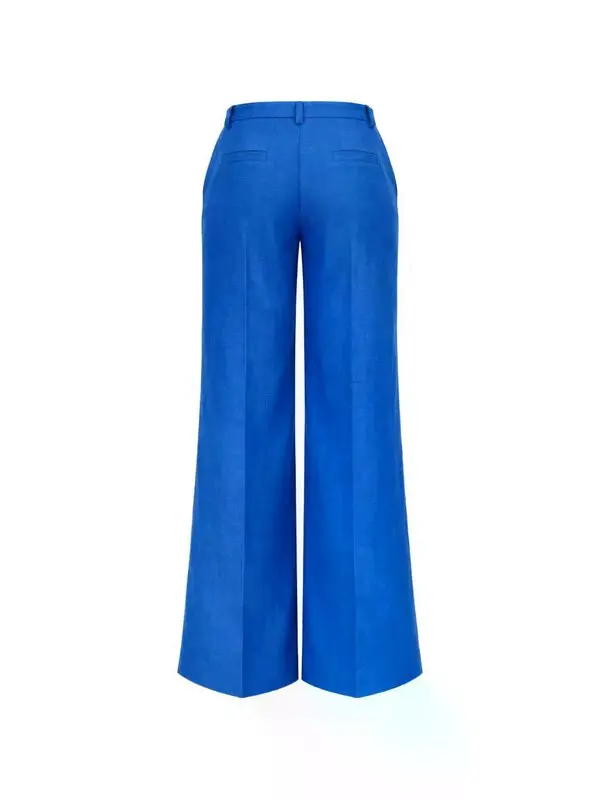 KAOS Pressed-crease Wide-leg Trousers