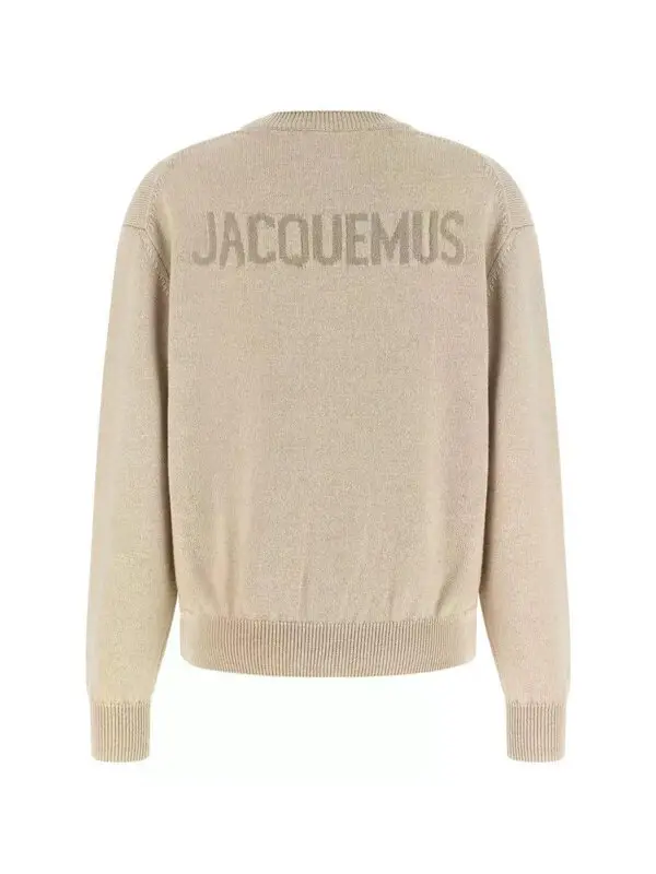 Jacquemus La Maille Moulin Logo-intarsia Sweater