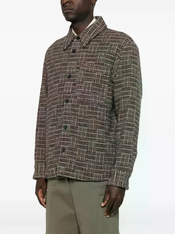 A.p.c. Checked Button-up Jacket