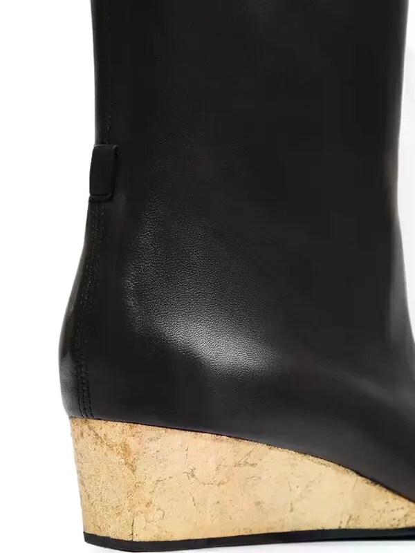VANDA NOVAK Sophia Wedge-heel Boots