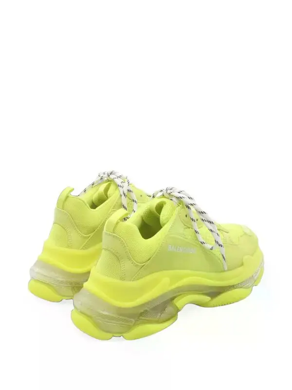 Balenciaga 2010s Triple S Clear Sole Sneakers - Yellow