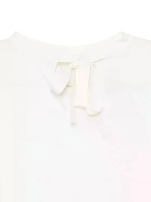 MA'RY'YA Bow-detail Wool Sweater