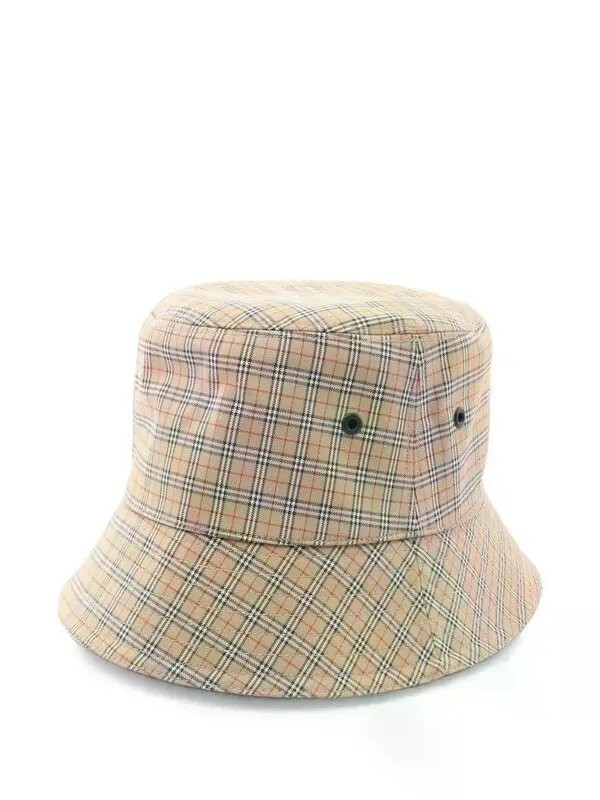 Burberry 2010 Nova Check Bucket Hat - Neutrals