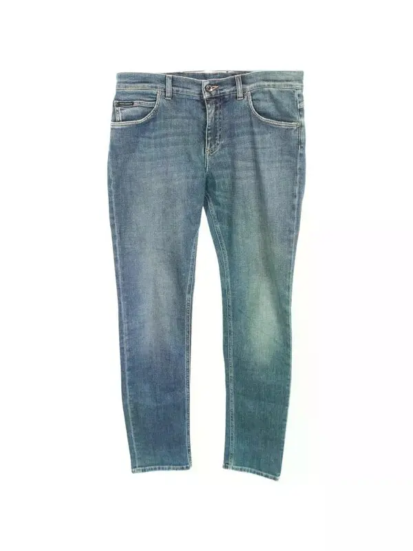 Dolce & Gabbana 2010s Straight-leg Jeans - Blue