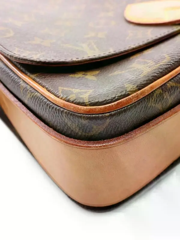 LOUIS VUITTON 1996 Monogram Cartesier Gm Shoulder Bag