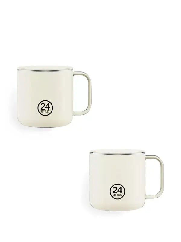 24BOTTLES Cotton Logo-print Mug