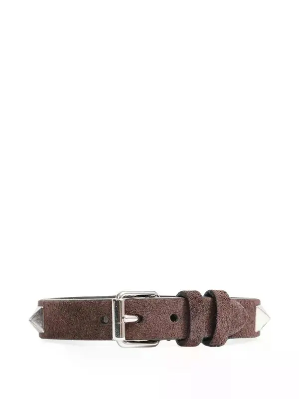 Valentino Garavani Rockstud Suede Bracelet - Brown