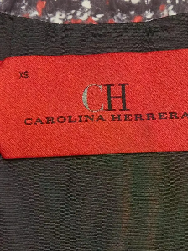 Carolina Herrera Speckled Zip-up Jacket