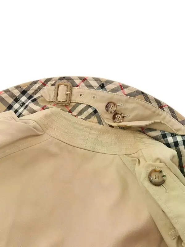 Burberry 2010 Striped Belted Trench Coat